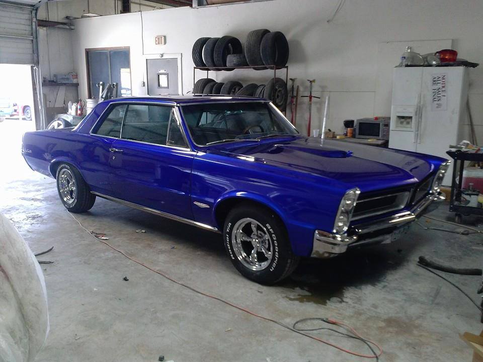 BG 65 PONTIAC GTO TOTAL CLASSIC RESTORATION CANDY COBALT BLUE - RimSpec.com